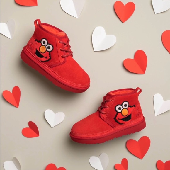 UGG | Shoes | Brand New Ugg X Elmo Neumel Ii Red Preschool Kids Boots ...